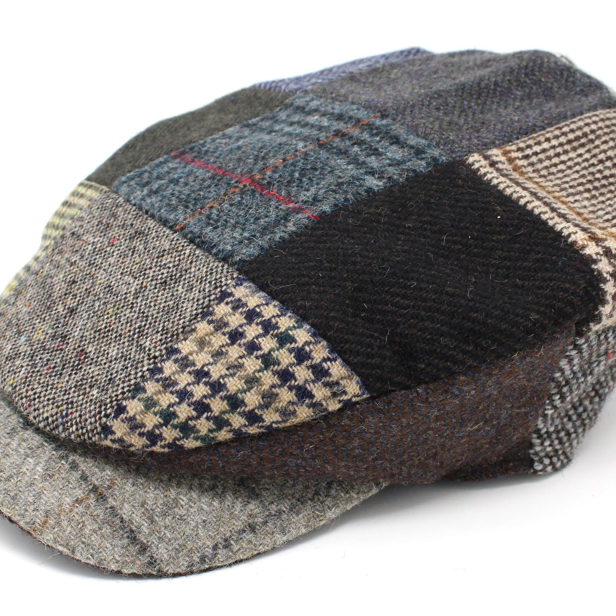 Irish Driving Cap - Patchwork Tweed – Real Irish