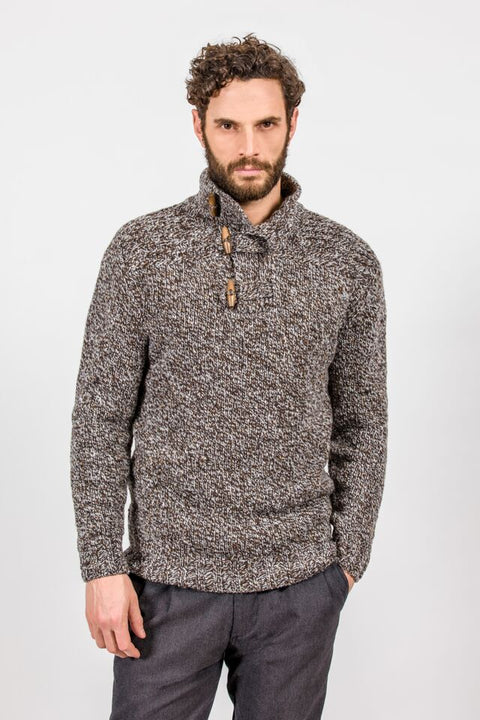 Mens 3 Toggle Button Sweater by Fisherman Out of Ireland – Real Irish